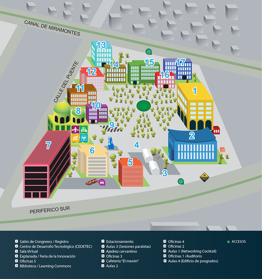 Campus Map - Congreso Internacional de Innovación Educativa 2017